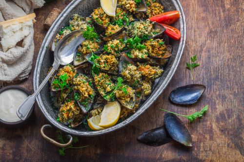 Easy Stuffed Mussels that are Dressed to Impress